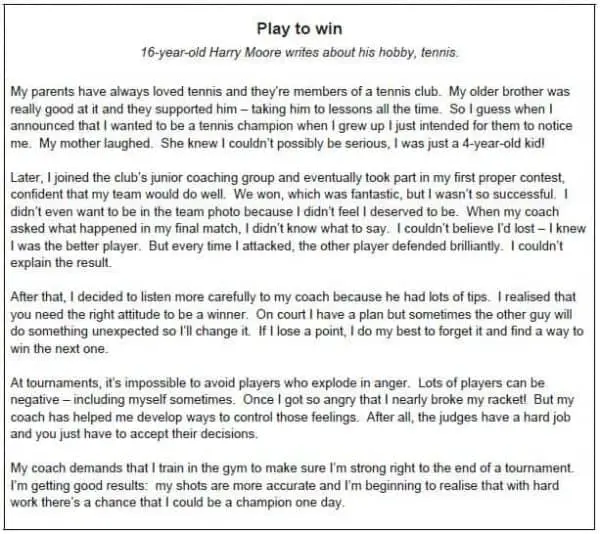 Cambridge B1 Preliminary (PET): Reading – Teacher Phill