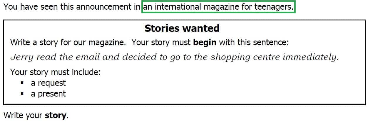 Cambridge B2 First (FCE): How to Write a Story - Teacher Phill